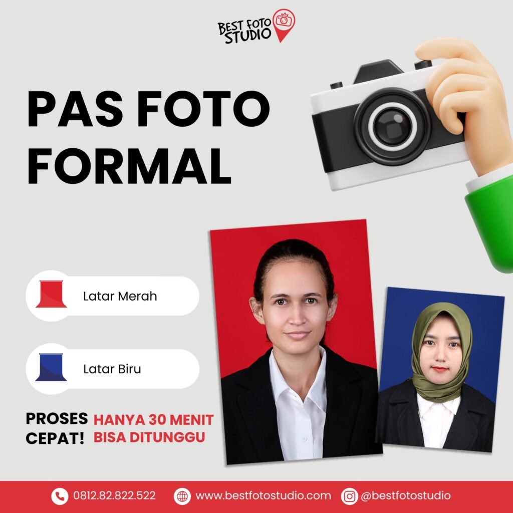 Pas Foto Formal • BEST FOTO STUDIO